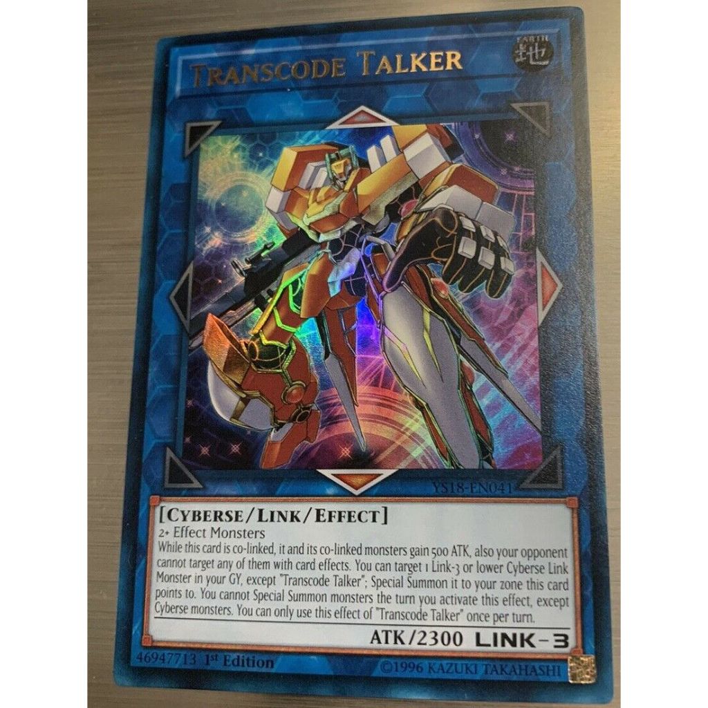 Thẻ bài YUGIOH - TCG - Transcode Talker - YS18-EN041 - Ultra Rare 1st ...