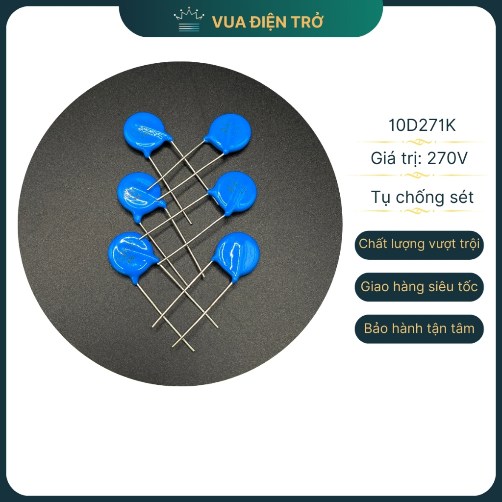 Tụ chống sét Varistor 10D271K 270V chất lượng cao vua điện trở | Shopee ...