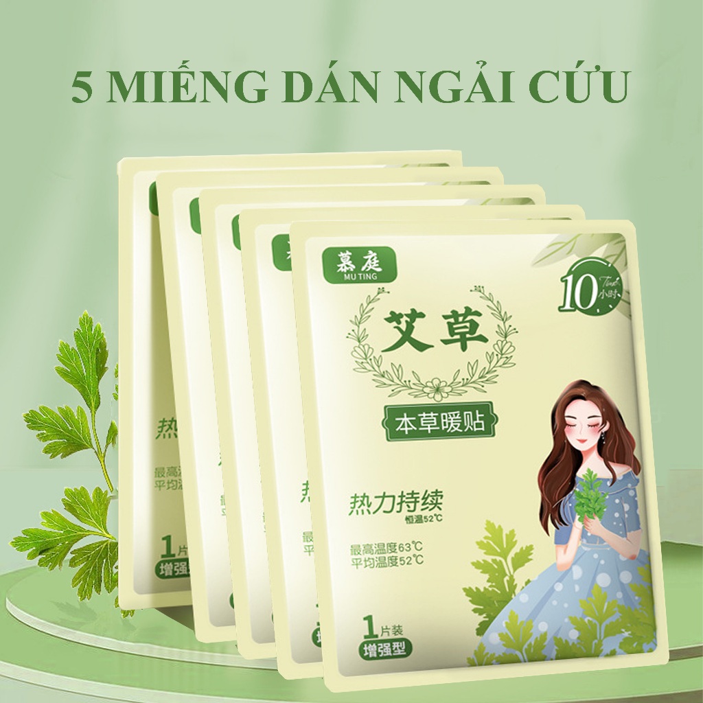 Miếng Dán Giữ Nhiệt Cơ Thể WOMU Miếng Dán Đau Bụng Kinh - Thảo Dược ...