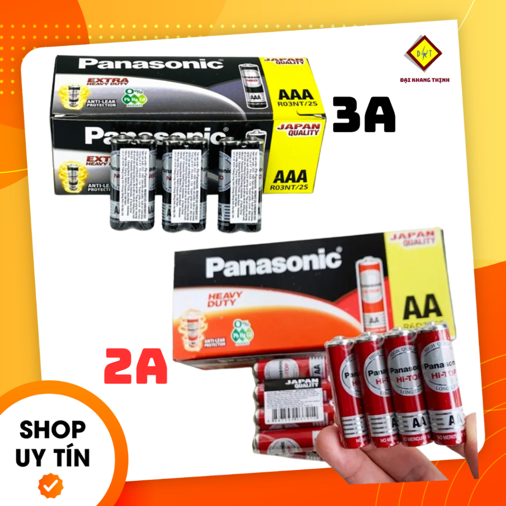 Pin panasonic 2a 3a cấp pin chính hãng | Shopee Việt Nam