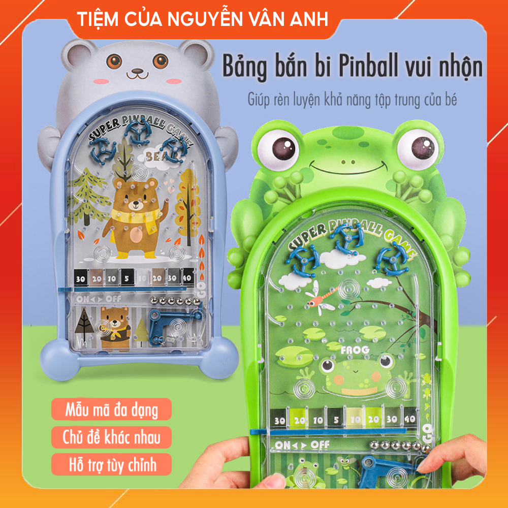 Đồ chơi bắn bi Pinball, đồ chơi bắn bi vui nhộn giúp tăng cường sự tập ...