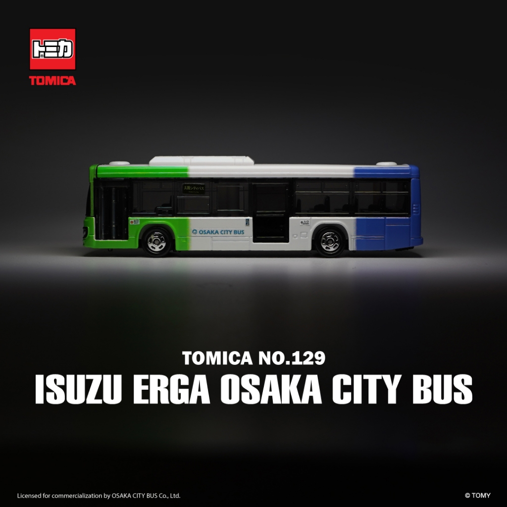 Xe bus mô hình Tomica Long No.129-4 ISUZU Erga OSAKA City Bus 228660 ...