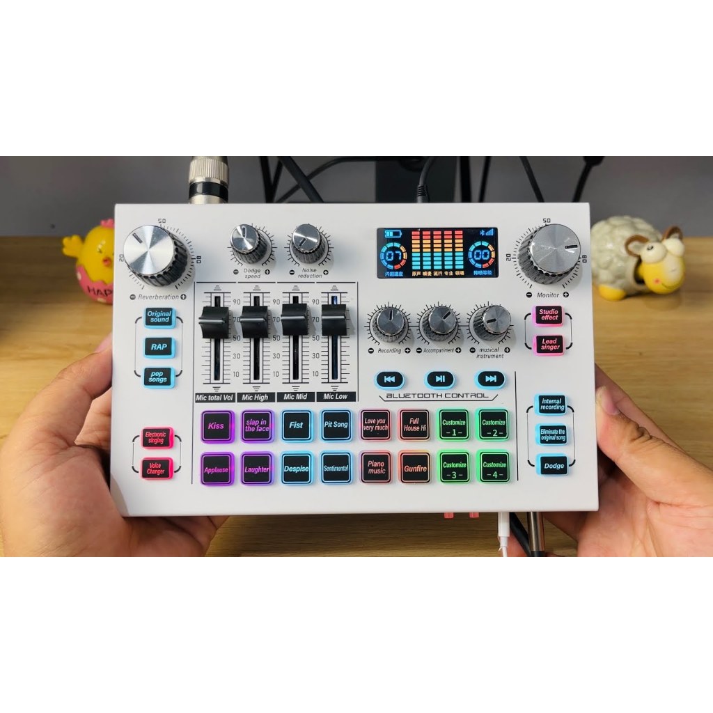 Sound Card X7 hát livestream dòng có autu-tune, có nguồn 48v Chuyên ...