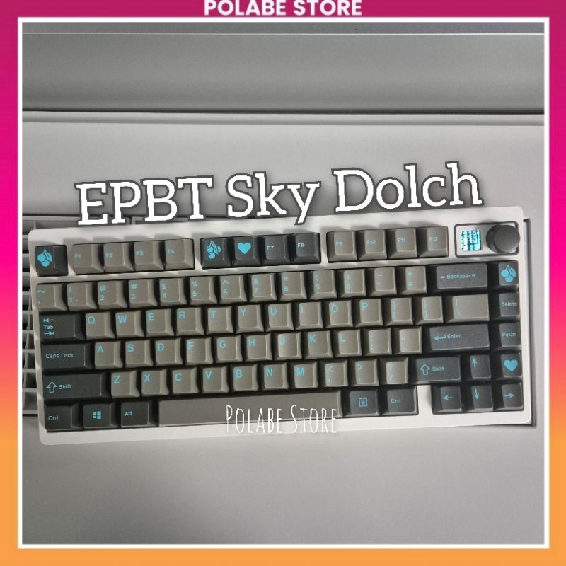 Keycap EPBT Sky Dolch Akko Pudding ASA Summer Profile chất liệu ABS ...