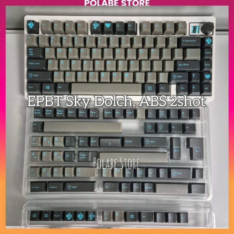 Keycap EPBT Sky Dolch Akko Pudding ASA Summer Profile chất liệu ABS ...
