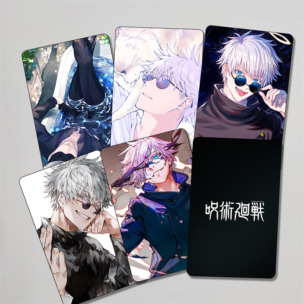 Ảnh card bo góc Gojo Satoru JUJUTSU KAISEN thẻ bo viền 5*8cm in hình ...