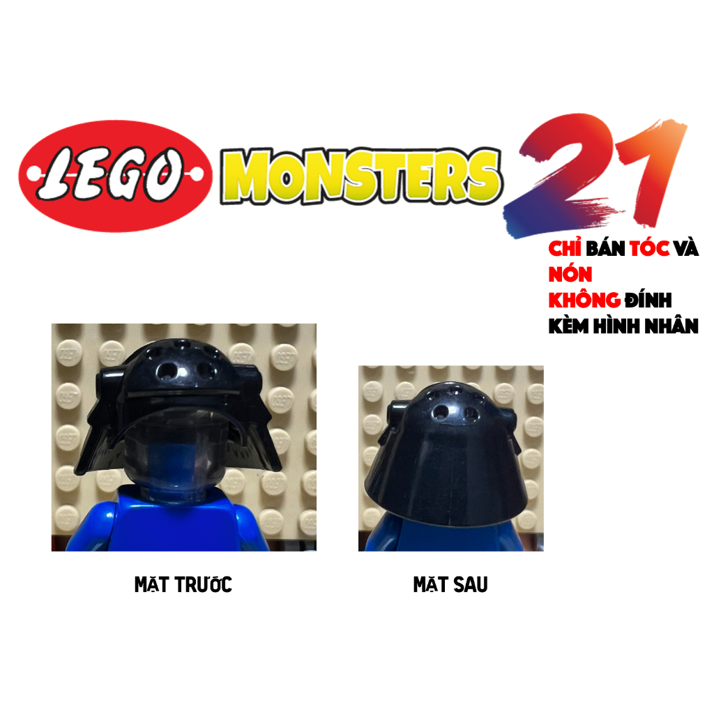 [1 cái] - Phụ kiện hình nhân nhỏ, lego chính hãng nhiều loại nón và tóc ...