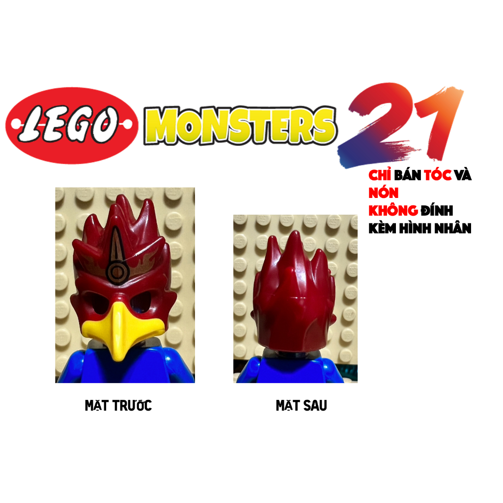 [1 cái] - Phụ kiện hình nhân nhỏ, lego chính hãng nhiều loại nón và tóc ...