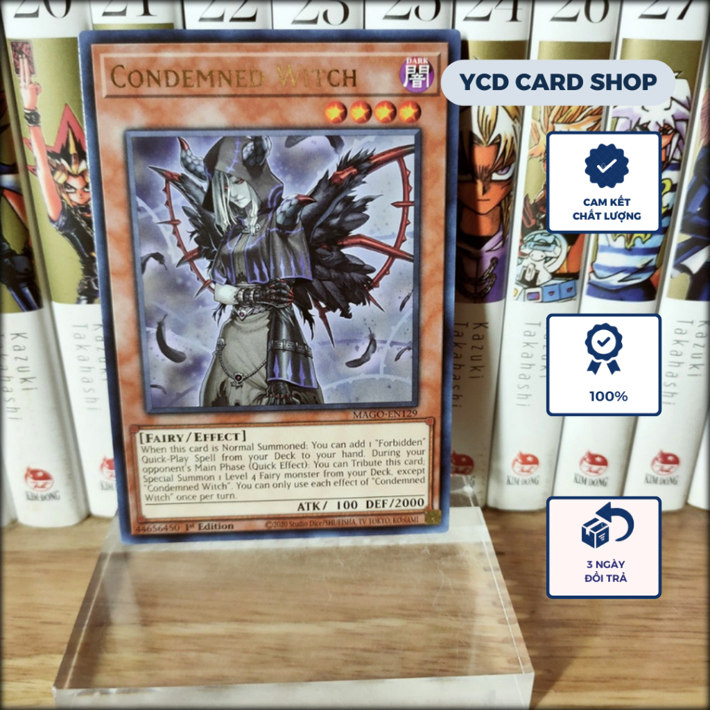 Thẻ bài yugioh chính hãng Condemned Witch – Rare | Shopee Việt Nam
