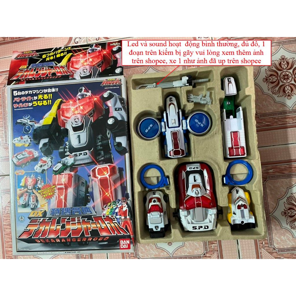Mô hình DX SPD Dekaranger - Chính Hãng Bandai - Super Sentai Dekaranger ...