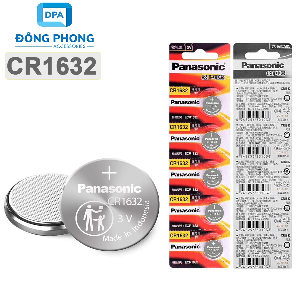 Pin Cmos Panasonic CR1632 Lithium 3V Chính Hãng | Shopee Việt Nam