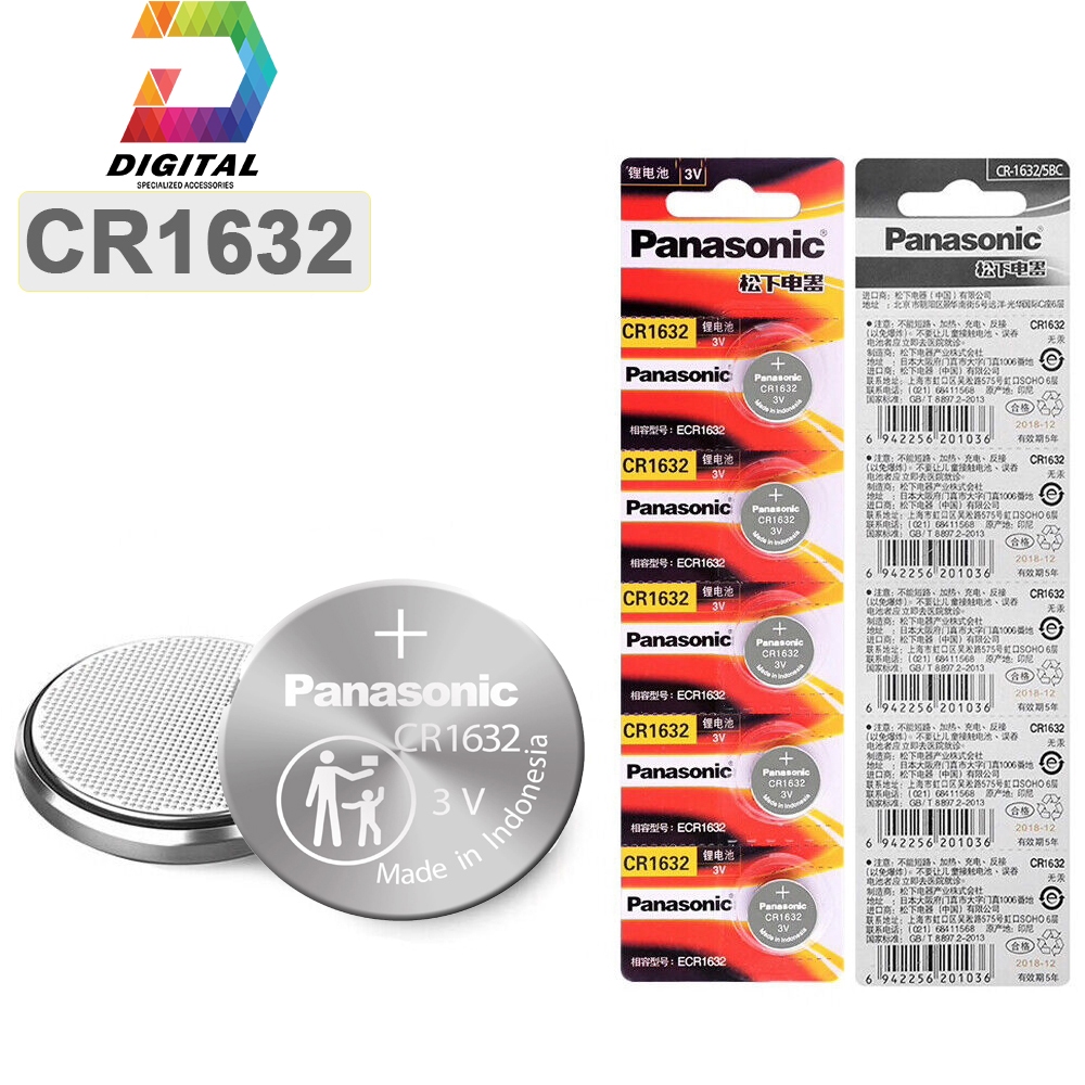 Pin Cmos Panasonic CR1632 Lithium 3V Chính Hãng | Shopee Việt Nam