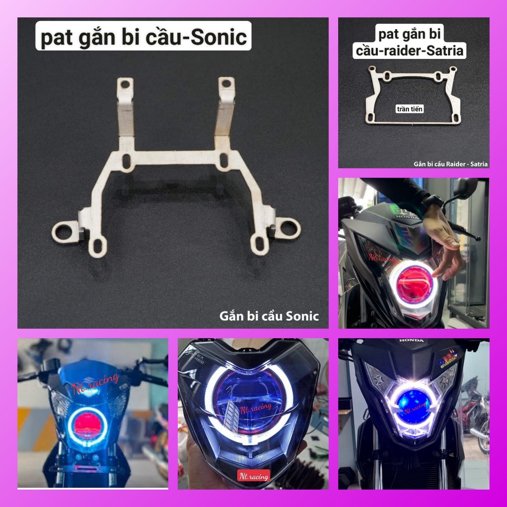 Pat Gắn Bi Led 3.0 Cho Xe sonic raider satria ab sh winer | Shopee Việt Nam