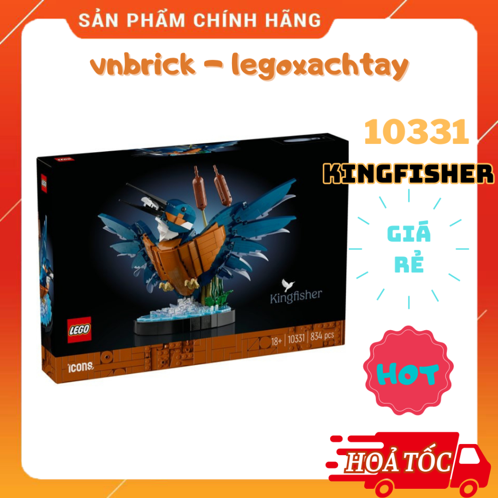 LEGO Icons 10331 Kingfisher Bird Chim Bói Cá | Shopee Việt Nam