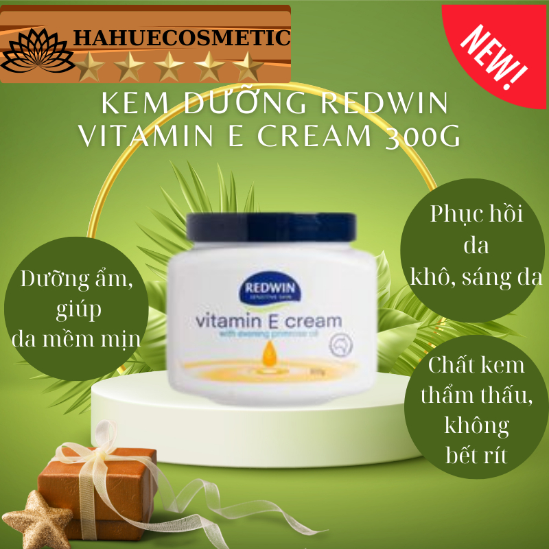 ( Mẫu Mới) Kem Dưỡng Redwin Vitamin E Cream 300g,Dưỡng Ẩm cho Da Giúp ...