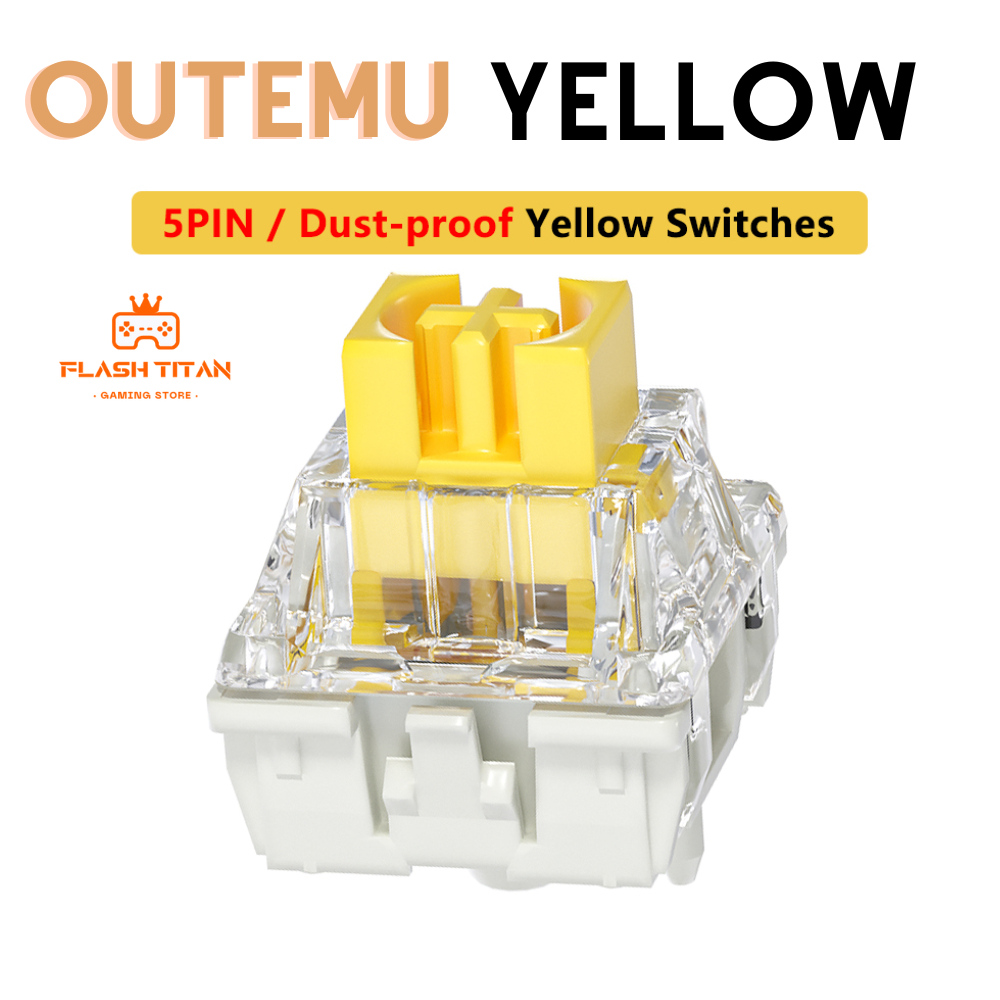 Switch Outemu - Có Pre Lube - Switch dạng LINEAR - Tuổi thọ 70 triệu ...