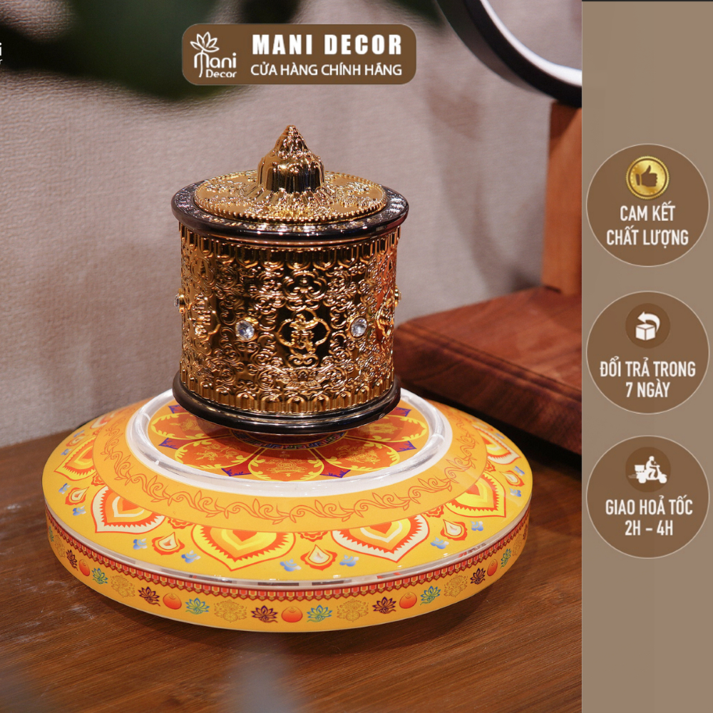 [Có Sẵn] Kinh Luân Điện Chứa 66.000 Biến Om Mani Padme Hum - Mani Decor ...