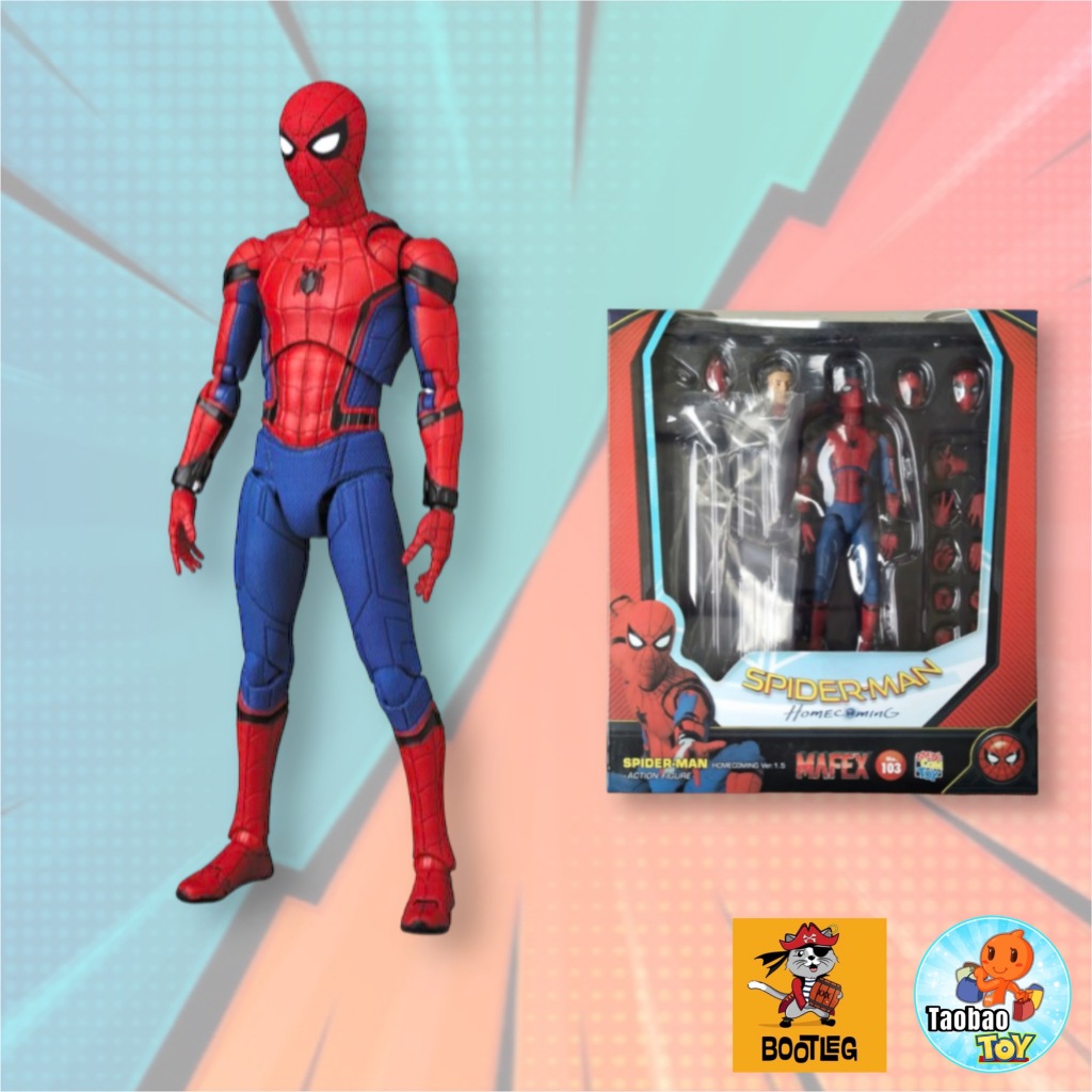 (Có sẵn- Hoả tốc) Mô Hình Spider Man Mafex No.103 Spider Man Home ...