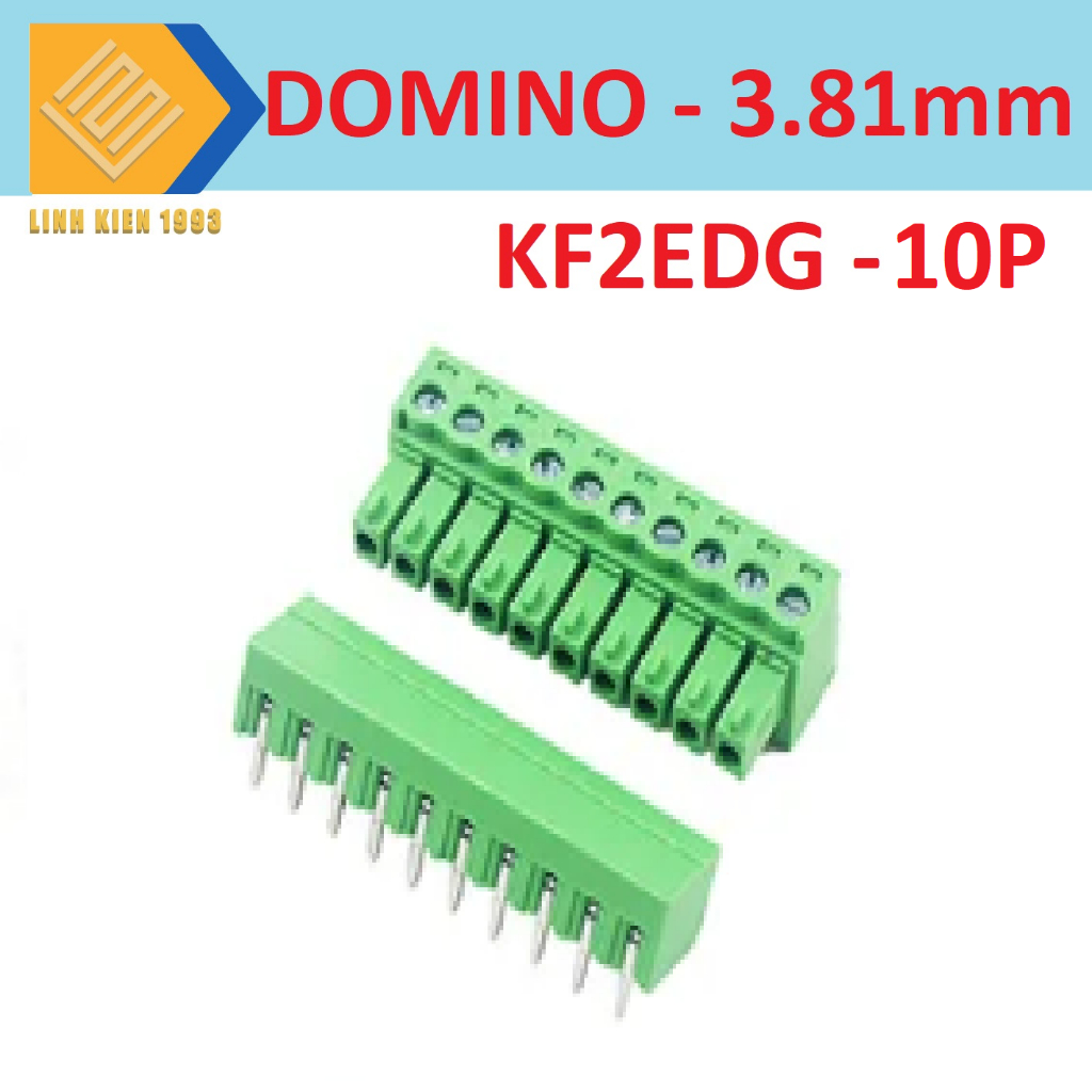 KF2EDG 3.81mm chân cong 10P Terminal Block | Shopee Việt Nam