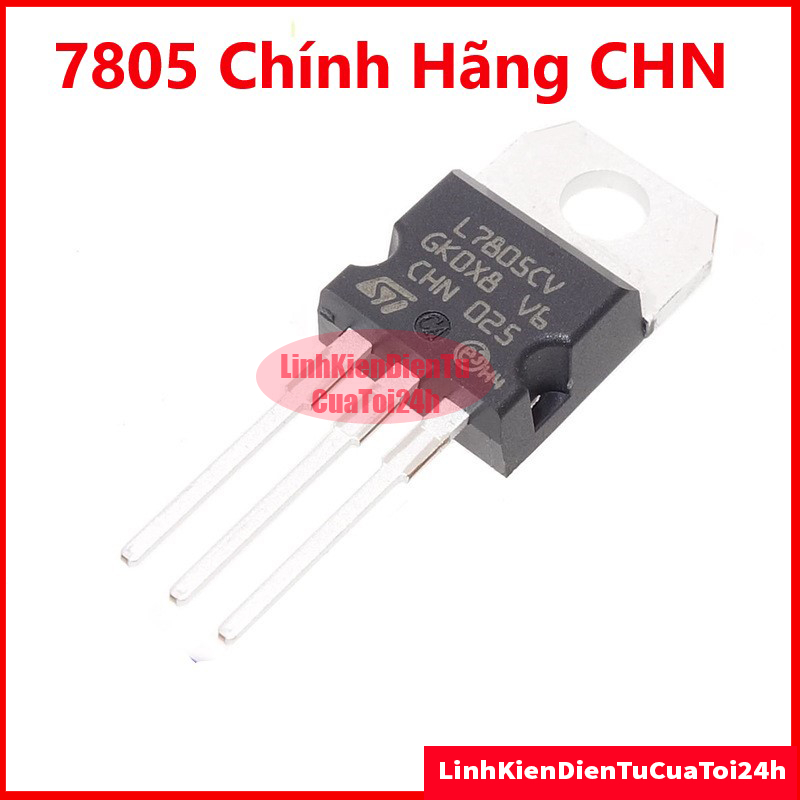 IC Ổn Áp Nguồn 5V 7805 L7805 L7805CV LM7805 7805CV 1.5A TO-220 Chân Cắm ...