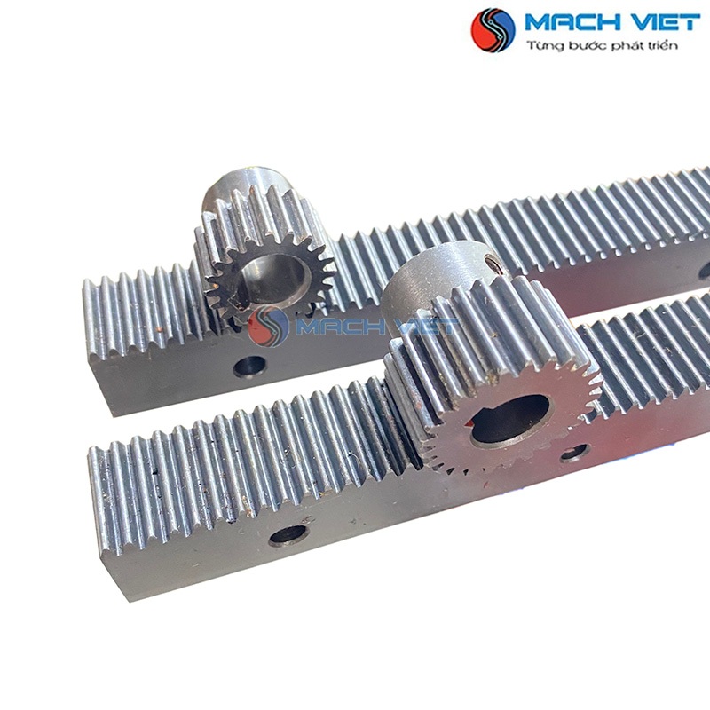 Thanh răng thẳng dài 671mm (module 1.25M) kèm bánh răng ăn khớp ...