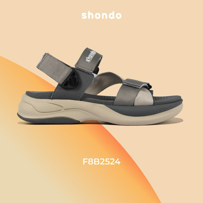 Giày Sandals Nam Nữ SHONDO F8B Êm, Thời Trang Thích Hợp Đi Làm, Đi Học Chơi Be Xám F8B2522 ...