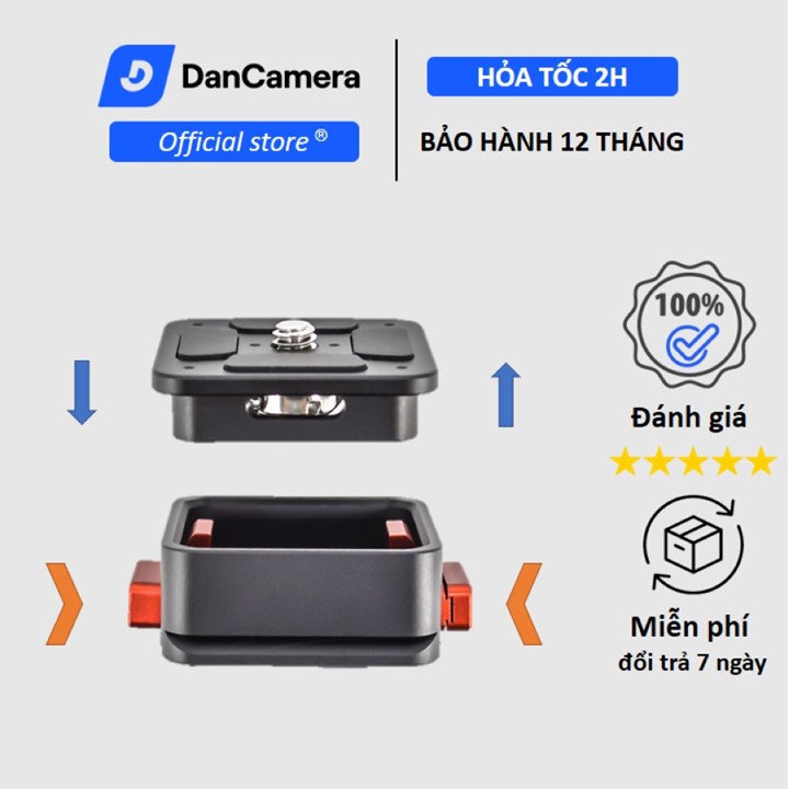 Bộ kit Quick release nắp đậy tấm tháo nhanh KC - 02 + 2 đế | Shopee ...