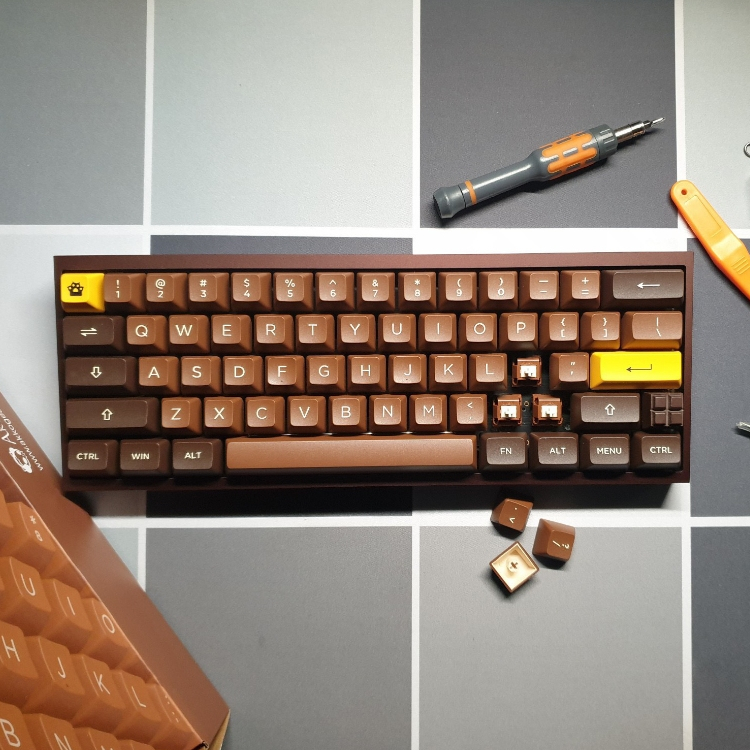 [SẴN GIAO NGAY] Bộ Keycap Akko World Tour London / Chocolate - PBT ...