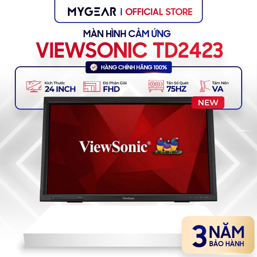 Màn hình cảm ứng Viewsonic TD2423 24" FHD VA 75Hz (VGA, HDMI) - Bảo ...