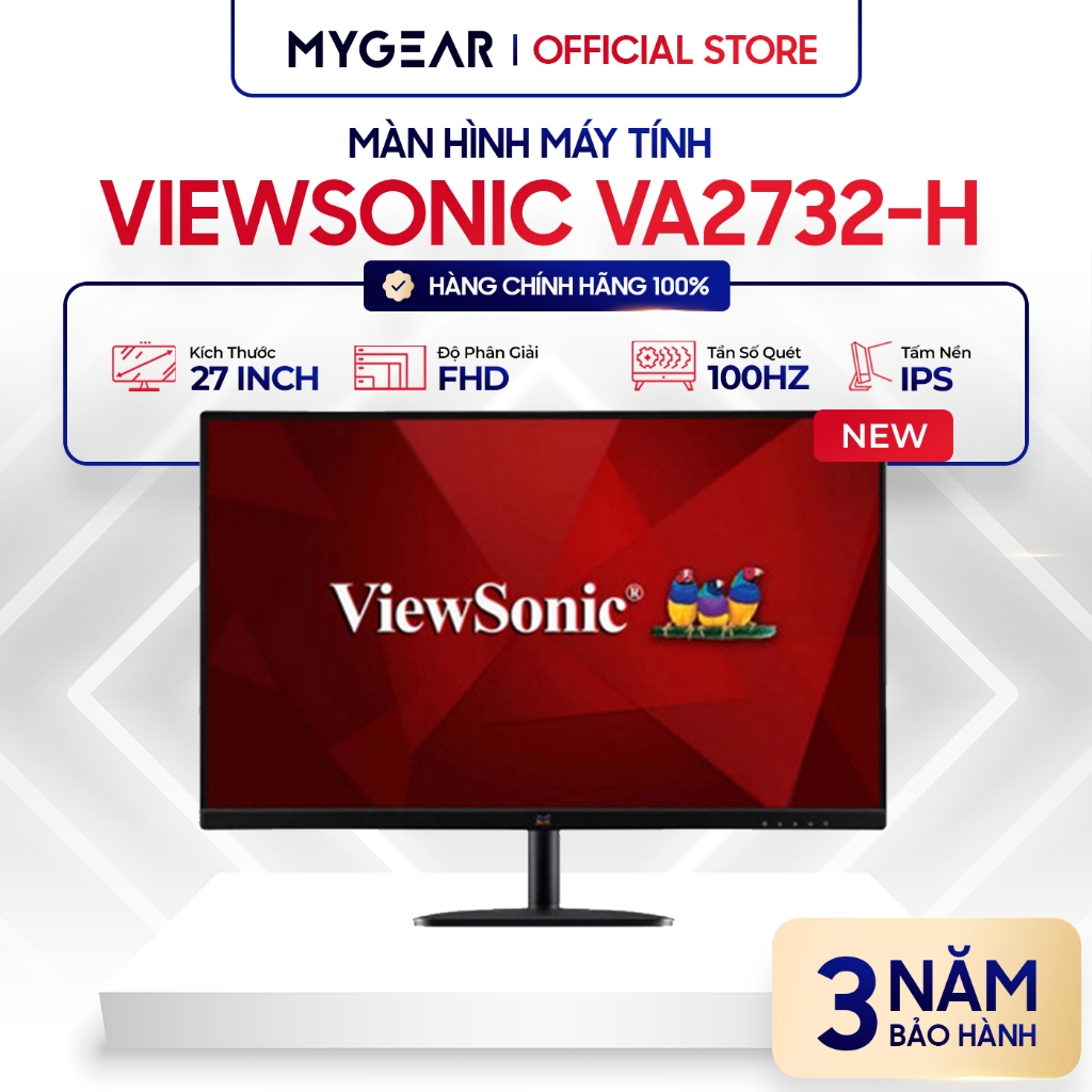 Màn hình Viewsonic VA2732-H 27″ FHD IPS 100Hz (HDMI, VGA) - Bảo hành ...
