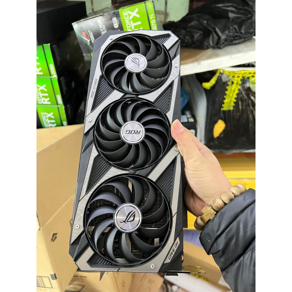 CARD MÀN HÌNH ASUS ROG STRIX GEFORCE RTX 3070Ti OC 8G GAMING V2 (ROG-STRIX-RTX3070TI-O8G-GAMING ...