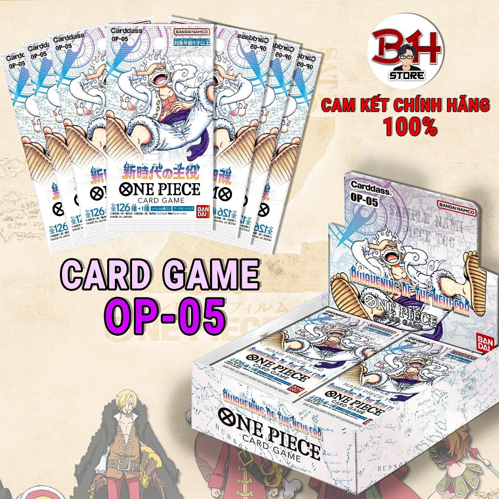 [Chính Hãng] Hộp Thẻ Bài Nhân Phẩm One Piece Card Game OP-05 | Box 24 ...
