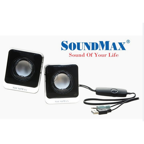 Loa laptop Soundmax A120/2.0 đen 6W, nguồn usb | Shopee Việt Nam