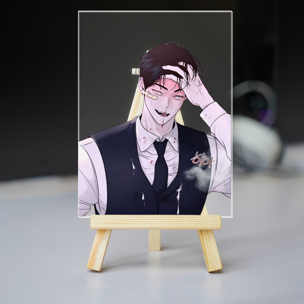 Móc khóa, mô hình standee, Tranh kính Sự cứu rỗi của thứ 2 Manhwa BL ...