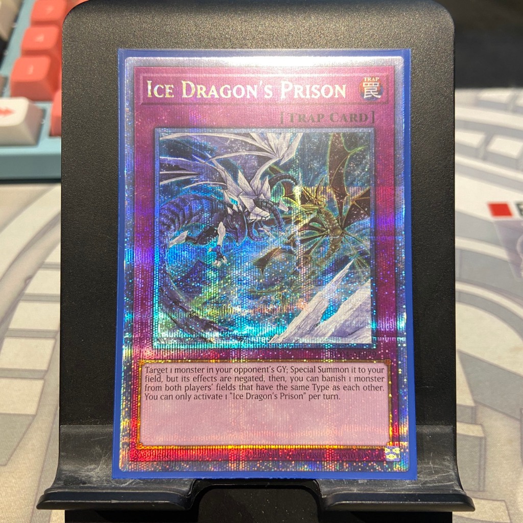 [ Bài Yugioh Chính Hãng ] RC04-AE079 Ice Dragon's Prison (QCSR) | Shopee Việt Nam