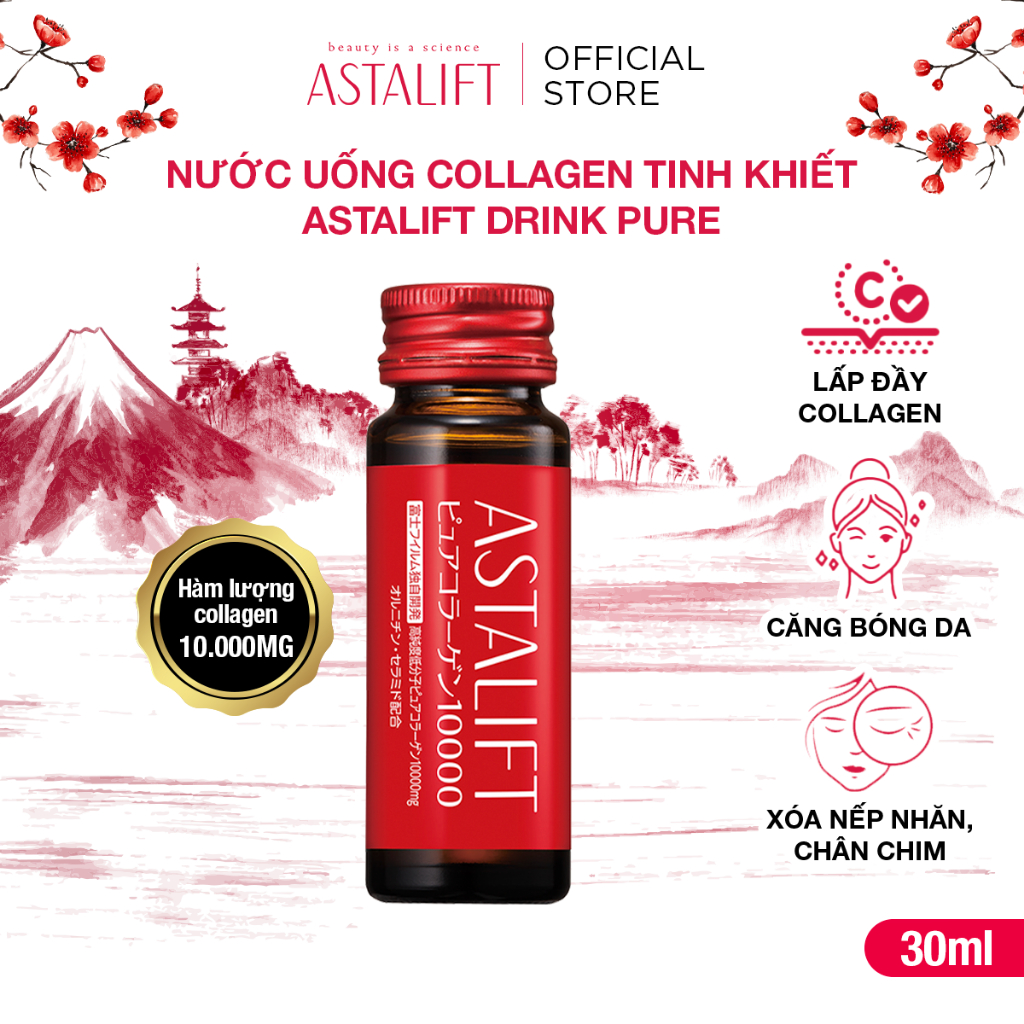 [Quà tặng] Collagen Astalift dạng nước 10000mg Astalift Drink Pure ...