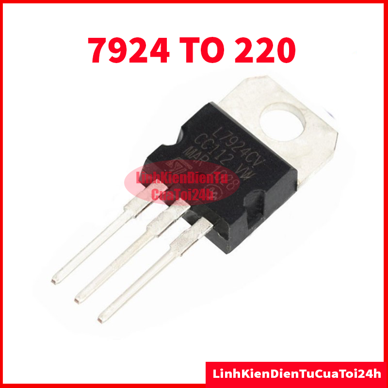 IC Ổn Áp Nguồn 24V 7924 L7924 L7924CV LM7924 7924CV 1.5A TO-200 Chân ...