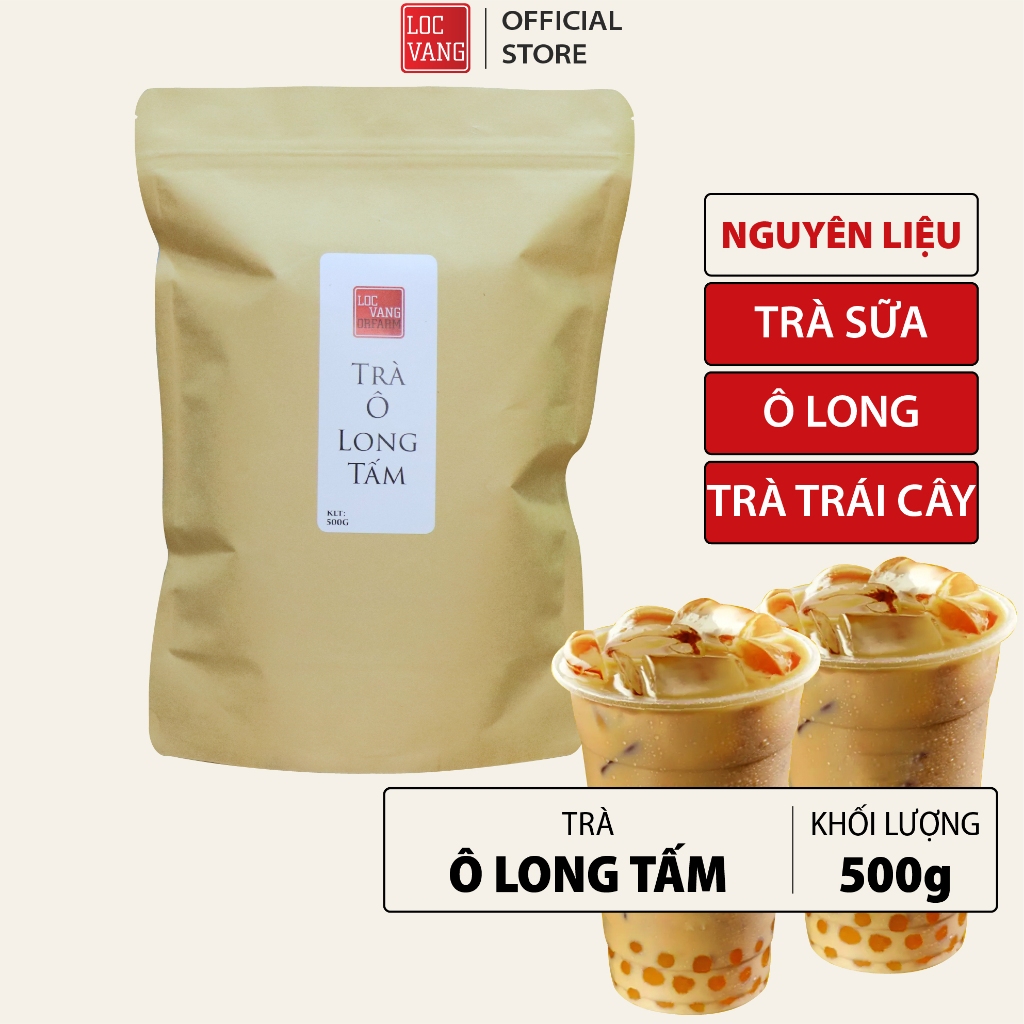 Trà Ô Long (Oolong,Olong,Ôlong) Tấm - Pha Trà Sữa Chuyên Dụng - Túi ...