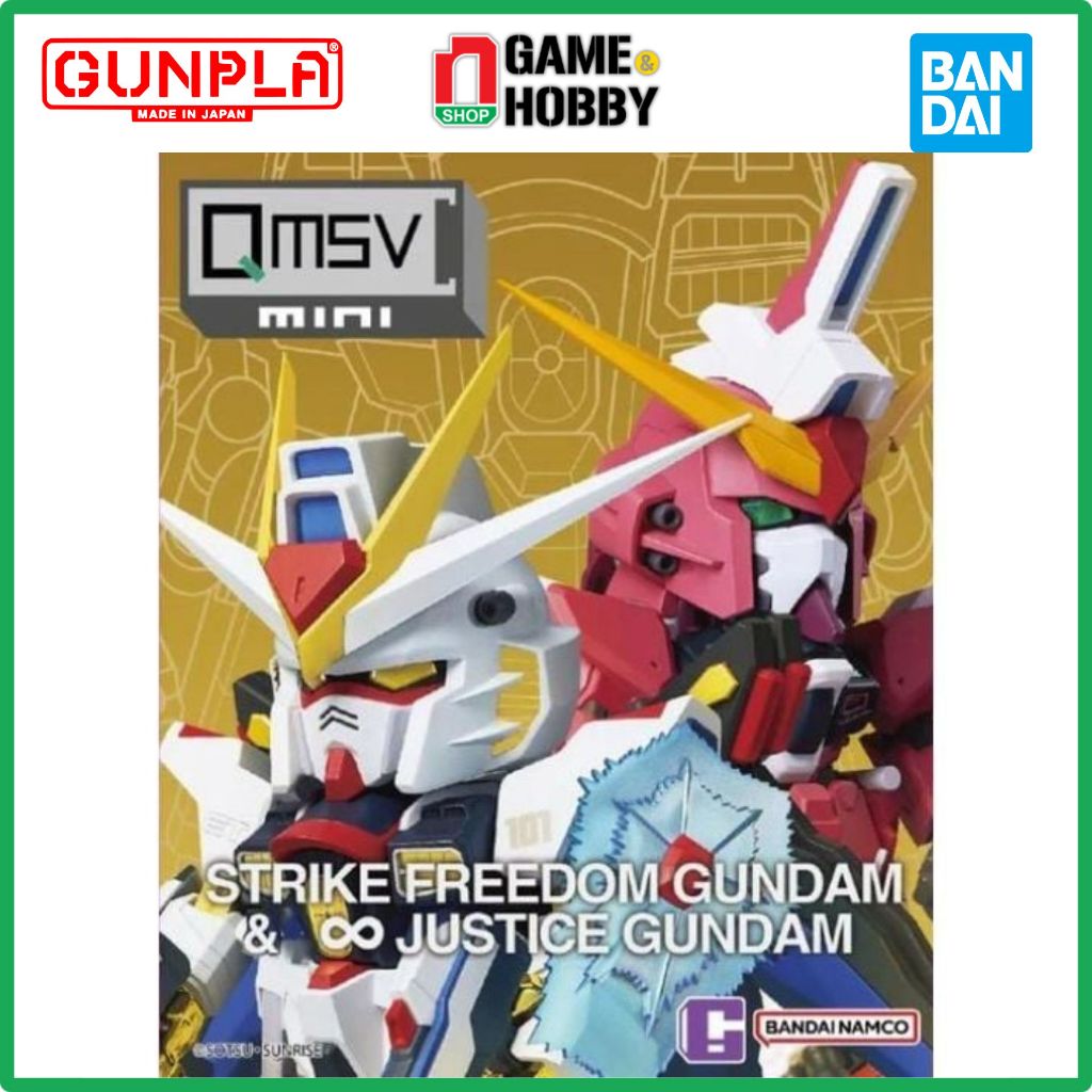 MÔ HÌNH QMSV MINI STRIKE FREEDOM GUNDAM & INFINITY JUSTICE GUNDAM BLIND ...