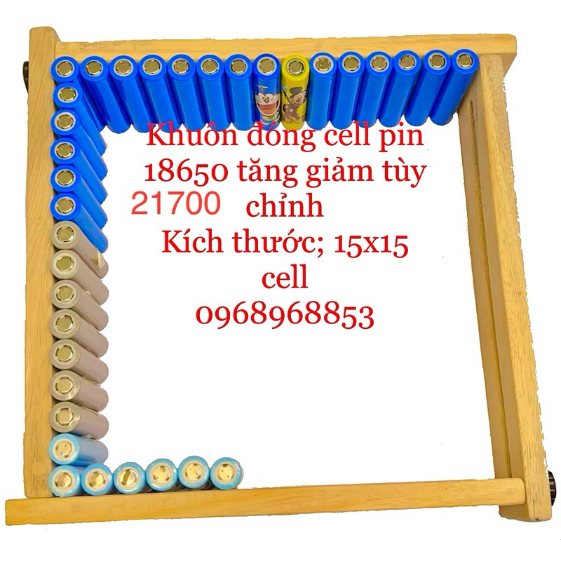 Khuôn đóng Pin 1865021700uy Tín Chất Lượng13x1315x15và17x17celltăng Giảm Cell Pin Tùy Chỉnh