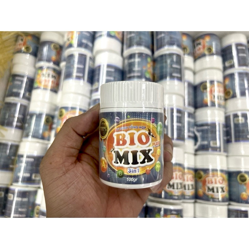 BIOMIX Plus 3 in 1 - Men Vi Sinh Đậm Đặc Cho Hồ Cá, Tép, Thủy Sinh (Hủ 100gram) | Shopee Việt Nam