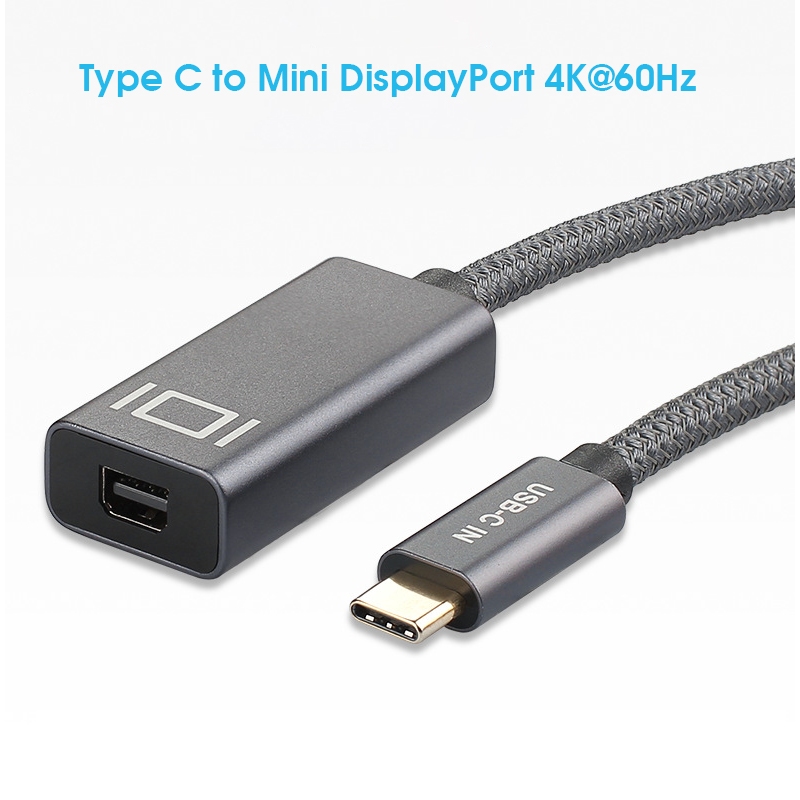 Cáp chuyển đổi Type C sang Mini Displayport 4k@60Hz dây dù cao cấp ...