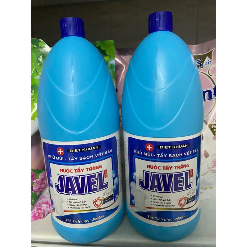#nước tẩy javel chai 2lít, tẩy trắng và diệt khuẩn | Shopee Việt Nam