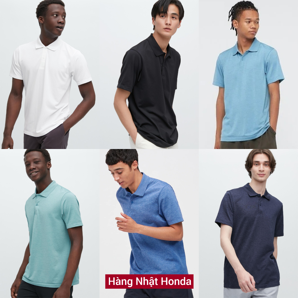 [Auth Uniqlo] Áo Polo Thể Thao DryEx Tay Ngắn Nam - Tag Nhật | Shopee ...
