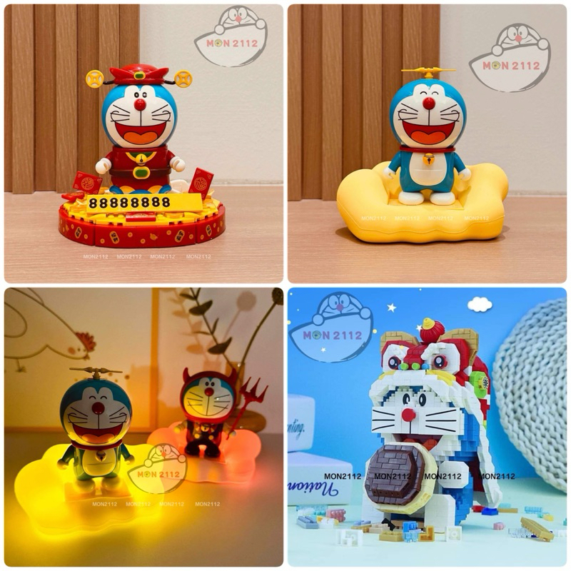 Mô hình lego tự lắp ráp Doraemon Doremon diy | Shopee Việt Nam