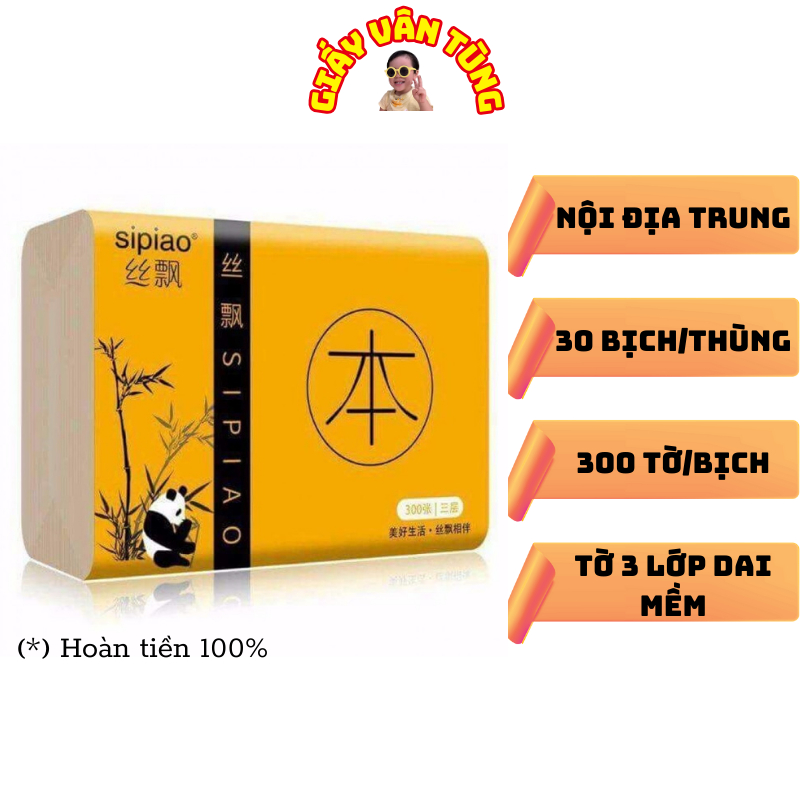 Giấy Sipiao nội địa Trung, hàng chuẩn 3 lớp dai mềm | Shopee Việt Nam