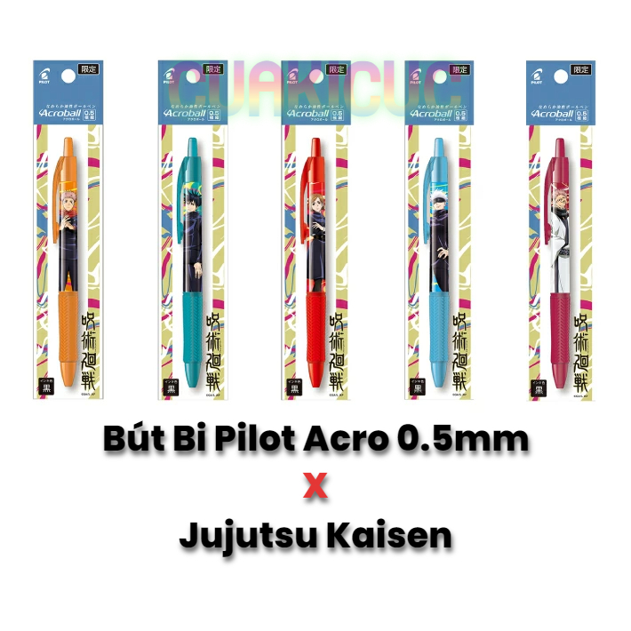 [CHÍNH HÃNG] Bút Bi Pilot Acroball x Jujutsu Kaisen - Bút Bi Gojo ...