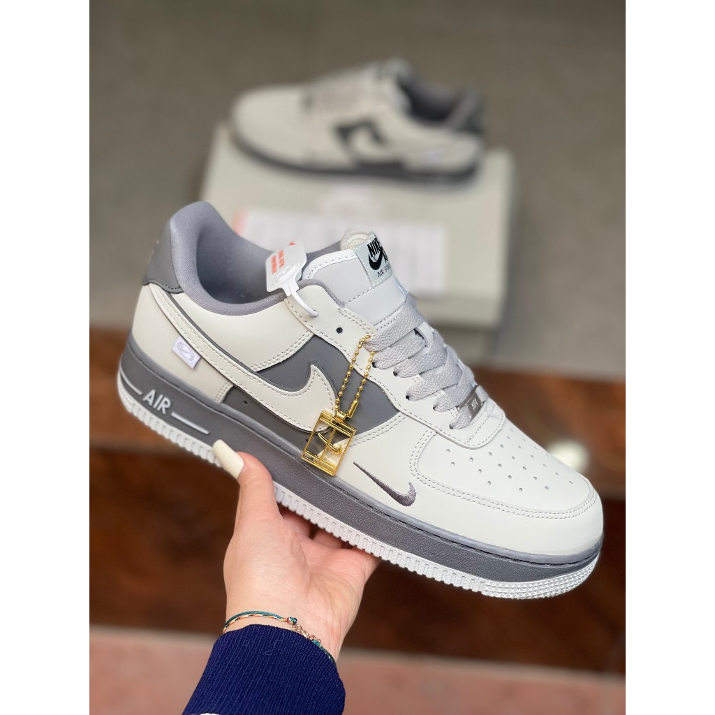 Giày Af1 Xi Măng - bản mới , Giày Sneaker_Air Force 1 xám Cao Cấp Bản ...