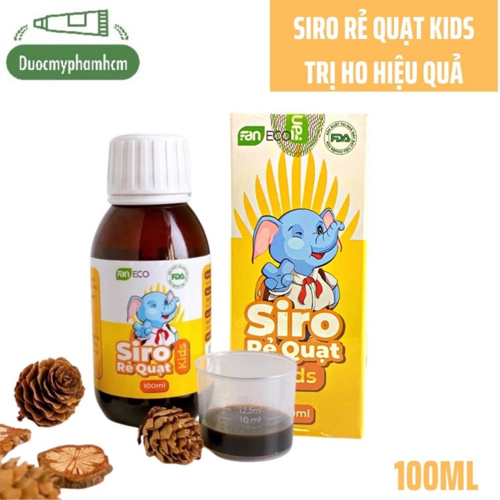 Siro ho rẻ quạt kids Faneco lọ 100ml | Shopee Việt Nam