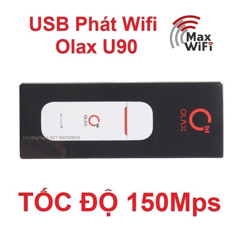 USB Wifi Olax U90 Nhỏ Gọn Kết Nối 10 Thiết Bị Cùng Lúc Có Khe Cắm Ăng Ten, Sử Dụng Đa Mạng ...